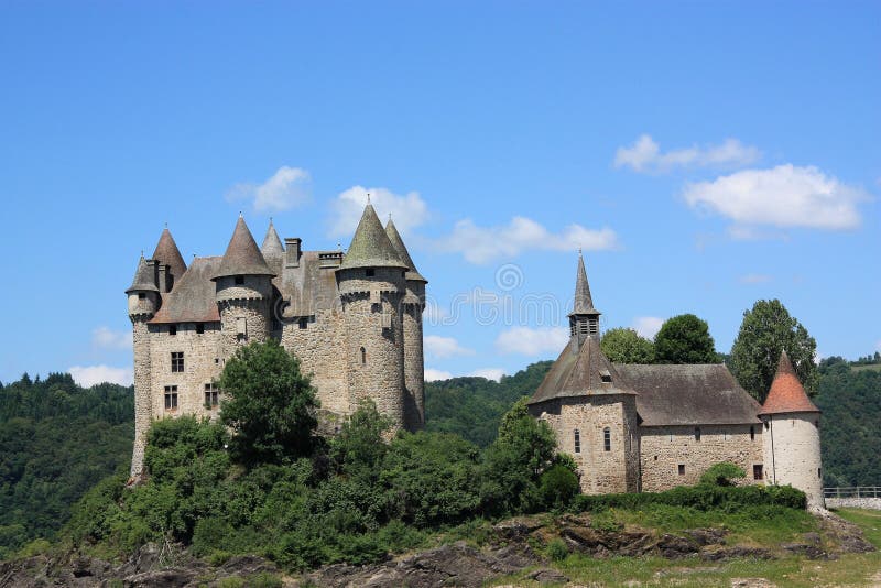 Castelo de Val foto de stock editorial. Imagem de monumento - 10218478
