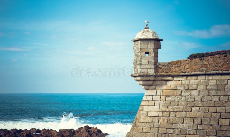 Cheese Castle Turret stock image. Image of block, porto - 66053617