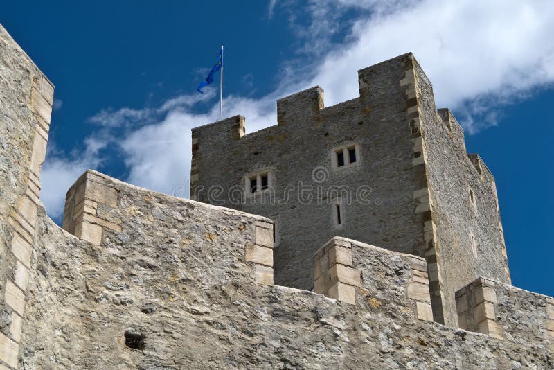 Castelo Medieval Em Central Europe Foto de Stock - Imagem de europeu ...