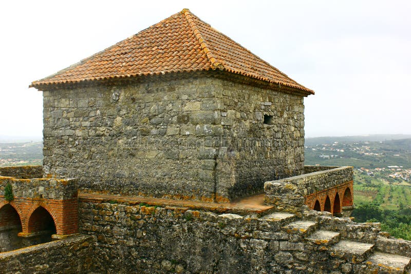 Castelo, Porto De MOS, Portugal Imagem de Stock - Imagem de antigo ...