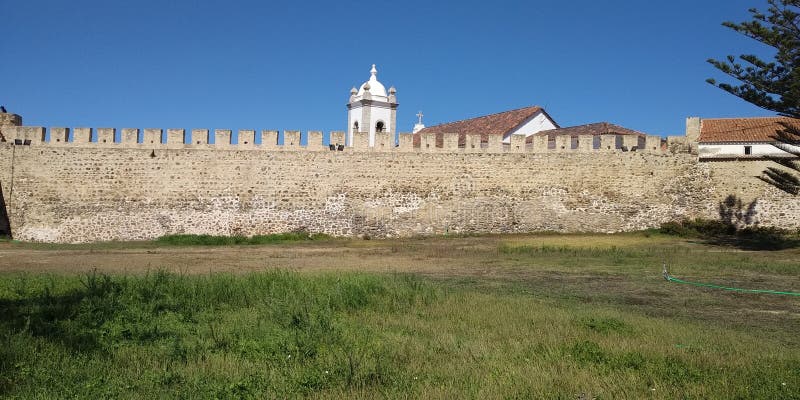 Castelo of Sines Castel, Alentejo, Portugal Stock Photo - Image of ...