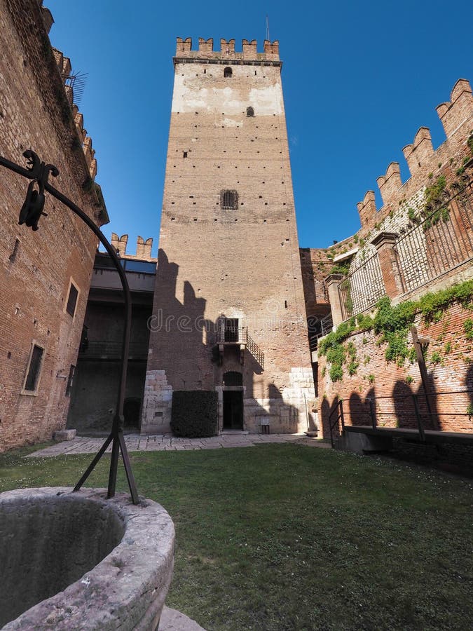 Castelvecchio Old Castle in Verona Editorial Image - Image of urban ...
