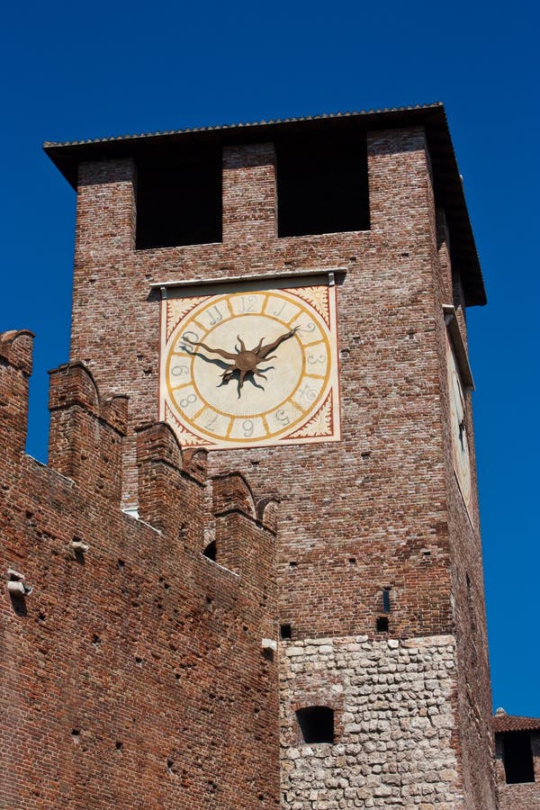 Castelvecchio ,Verona stock image. Image of landmark - 17024835