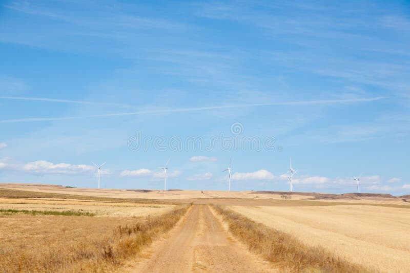 Castile and Leon Region Rural Landscape, Spain Stock Photo - Image of ...