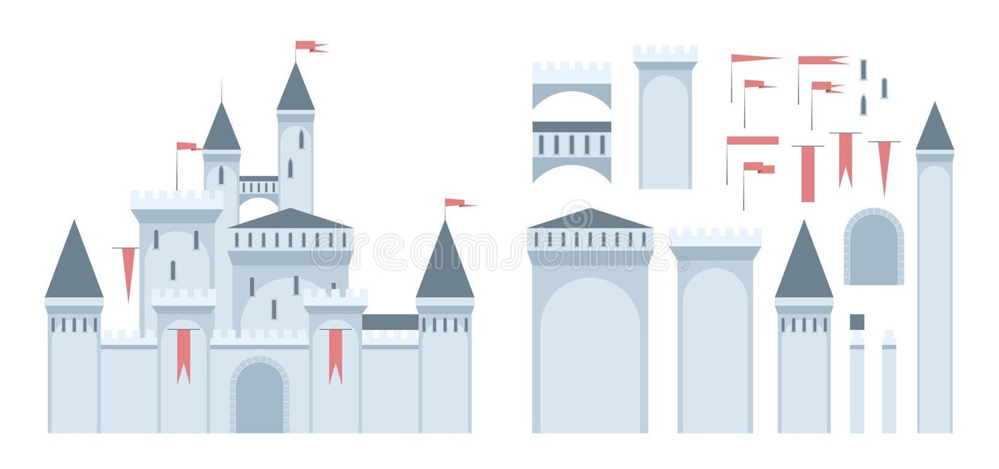 Castillo Ilustraciones Stock, Vectores, Y Clipart – (257,336 ...