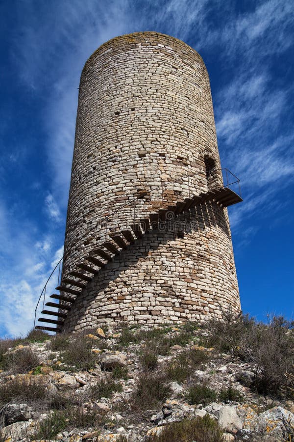 Castillo de Almenara imagen de archivo. Imagen de torre - 70433389