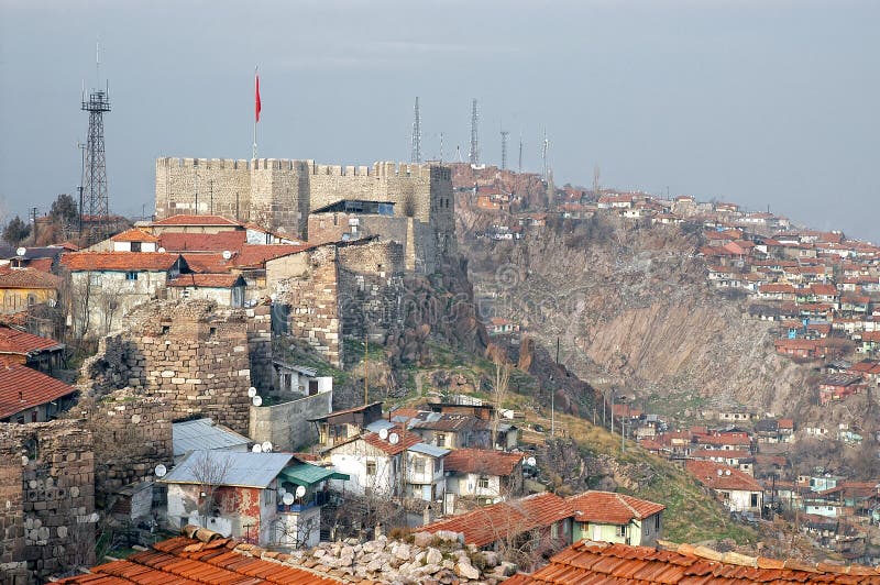 Castillo De Ankara, Turquía Foto de archivo - Imagen de mantiene ...