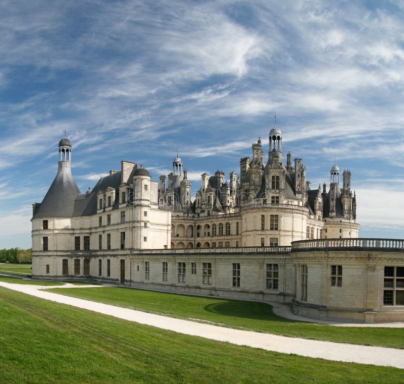 Castillo de Chambord foto de archivo. Imagen de medieval - 8024194