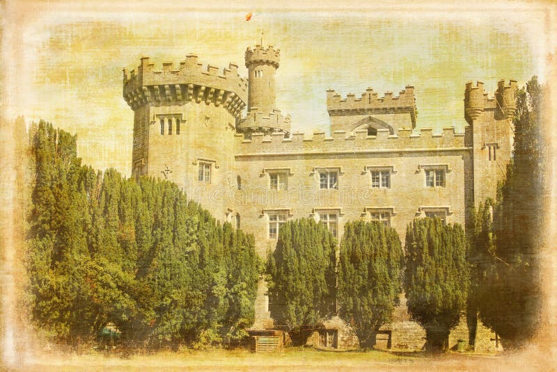 Castillo De Charleville Tullamore Irlanda Stock de ilustración ...