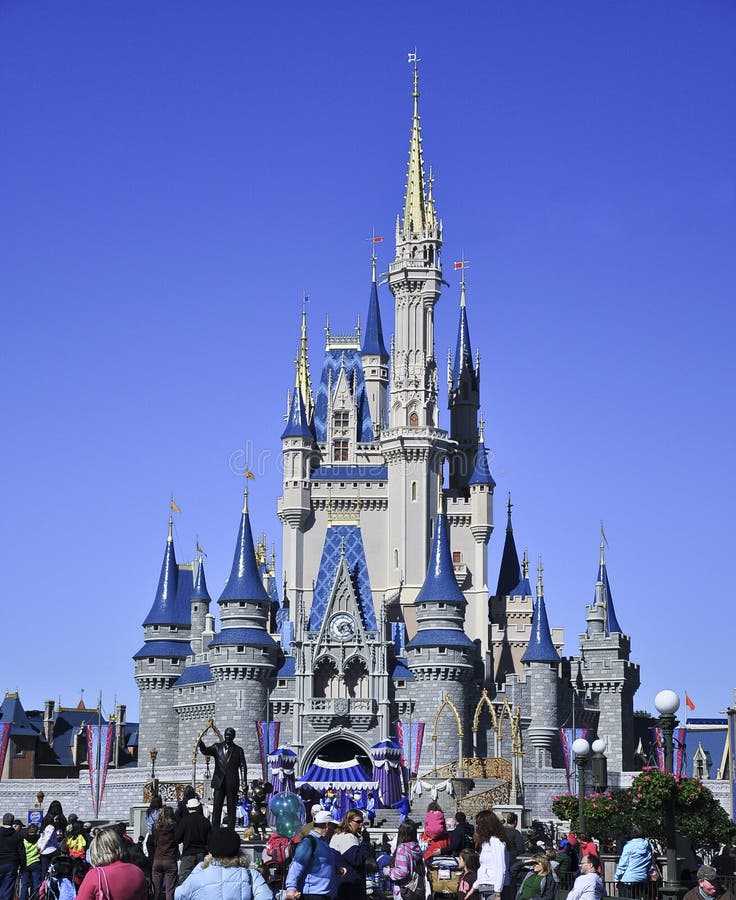 Castillo de Cinderella foto editorial. Imagen de disney - 17274016