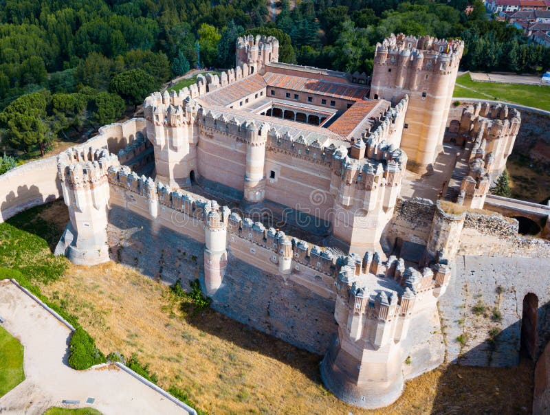 Castillo de Coca stock photo. Image of stronghold, wall - 357540168