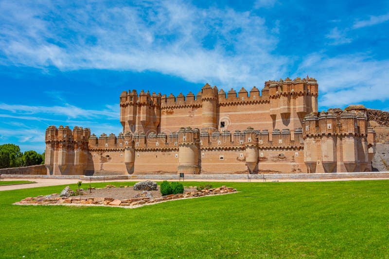 Castillo de Coca in Spain stock image. Image of castle - 274233457