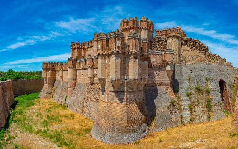 Castillo de Coca in Spain stock photo. Image of historic - 274276852