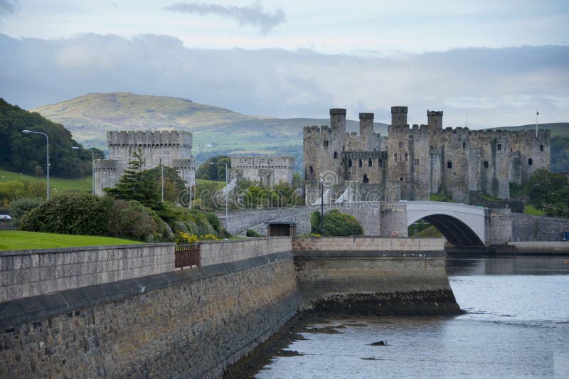 Castillo de Conwy imagen de archivo. Imagen de antiguo - 23740013