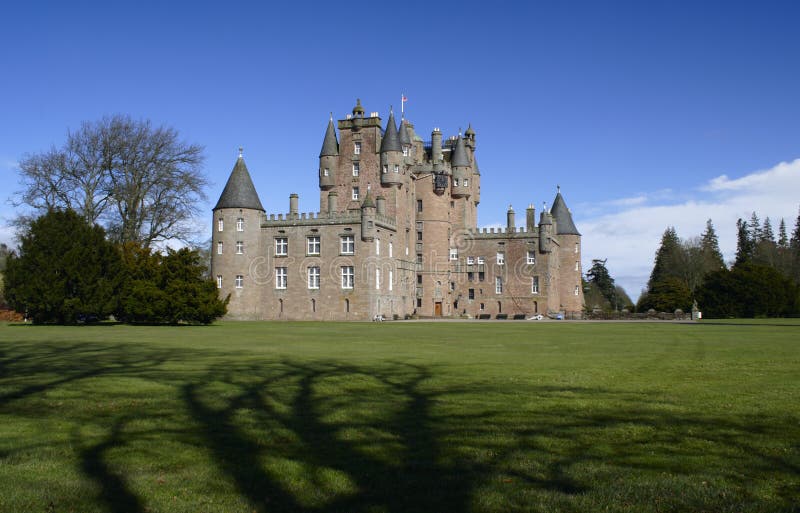 Castillo De Glamis En Escocia Imagen de archivo - Imagen de ruinas ...