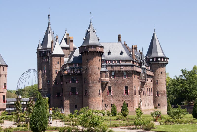 Castillo de Haar Nederland imagen editorial. Imagen de neerlandeses ...