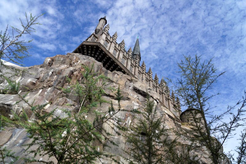 Castillo de Hogwarts foto de archivo editorial. Imagen de avaros - 28850473