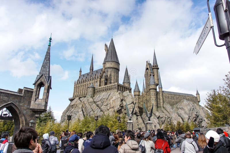 Castillo de Hogwarts fotografía editorial. Imagen de universal - 50187567