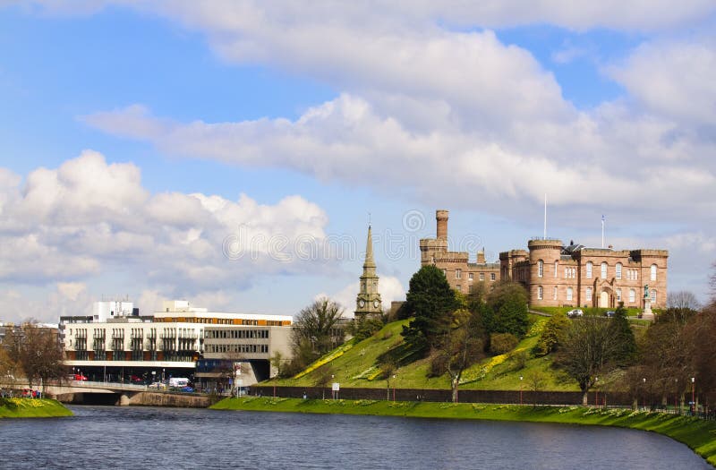 Castillo De Inverness, Inverness Escocia Foto de archivo - Imagen de ...