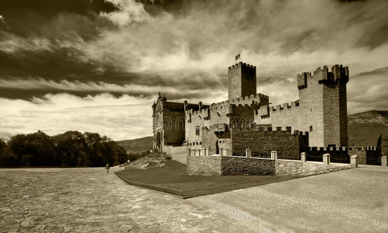 Castillo De Javier - Navarra - Spain Stock Image - Image of europe ...