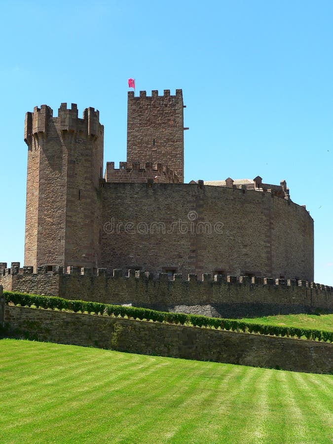 Castillo De Javier, Navarra ( Spain ) Stock Image - Image of assault ...