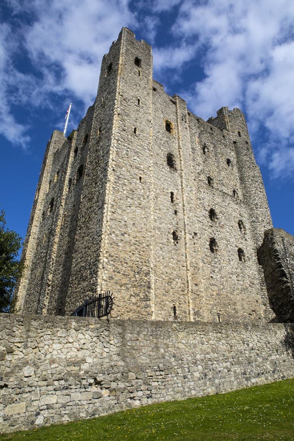 Castillo De Rochester En Kent, Reino Unido Imagen de archivo - Imagen ...