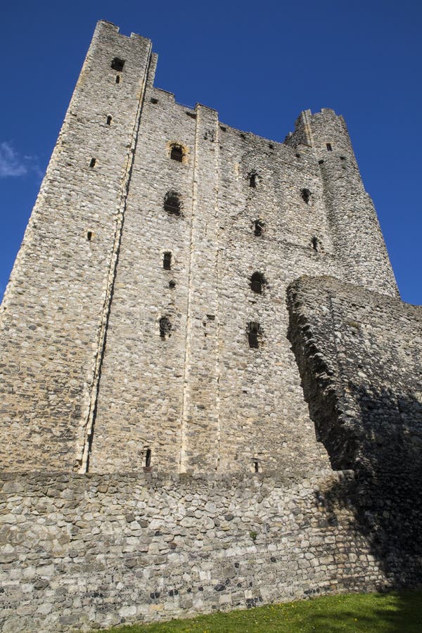 Castillo De Rochester En Kent, Reino Unido Foto de archivo - Imagen de ...