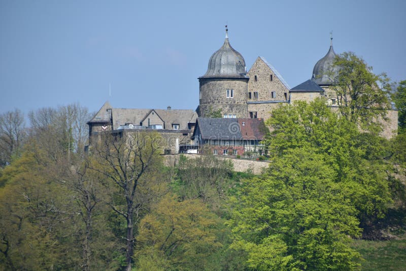 Castillo De Sababurg En Hesse Imagen editorial - Imagen de belleza ...