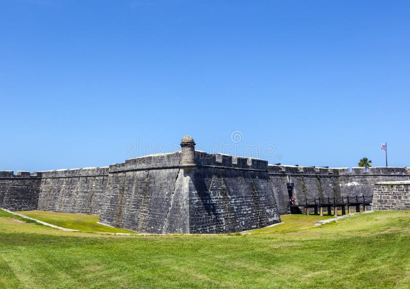 Fort Monroe National Monument Stock Photo - Image of stone, monument ...