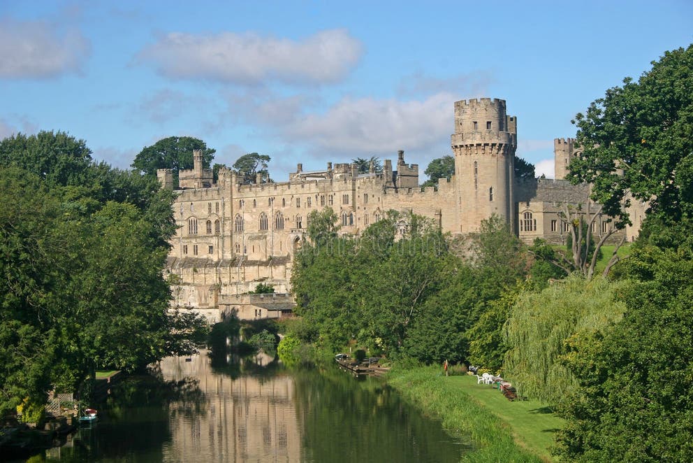 Castillo de Warwick imagen de archivo. Imagen de cultura - 15907377