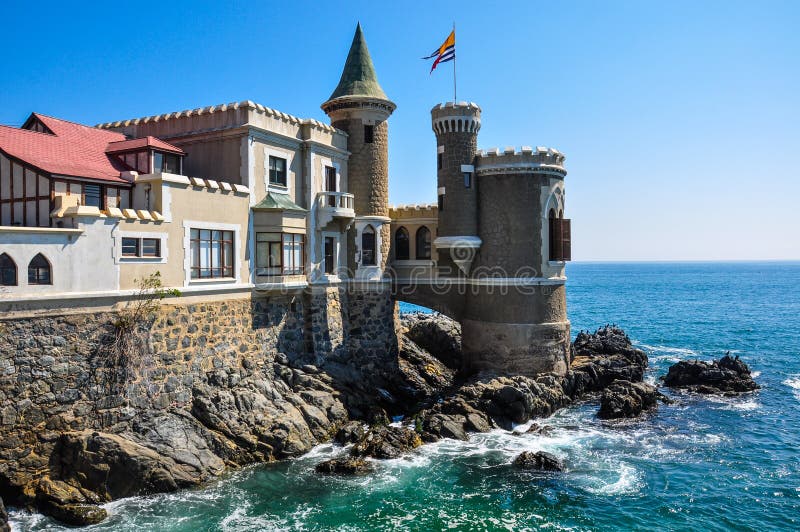 Castillo De Wulff En Vina Del Mar, Chile Imagen de archivo - Imagen de ...