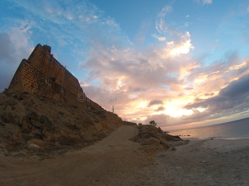 Castillo del araya imagen de archivo. Imagen de capturado - 107930805