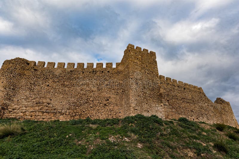 Castillo en Grecia imagen de archivo. Imagen de antigüedad - 134916509