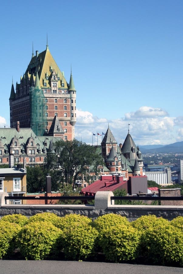 Castillo Francés Frontenac De Canadá Imagen de archivo editorial ...