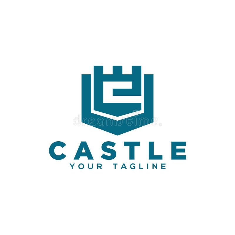 Castillo Logo Vector Art Logo Stock de ilustración - Ilustración de ...