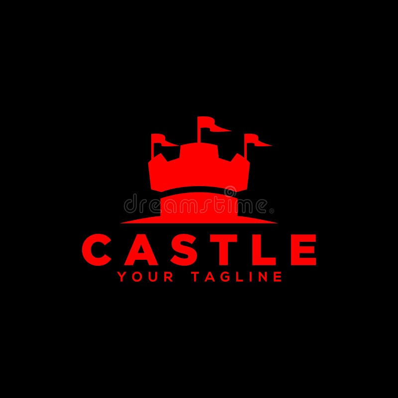 Castillo Logo Vector Art Logo Stock de ilustración - Ilustración de ...