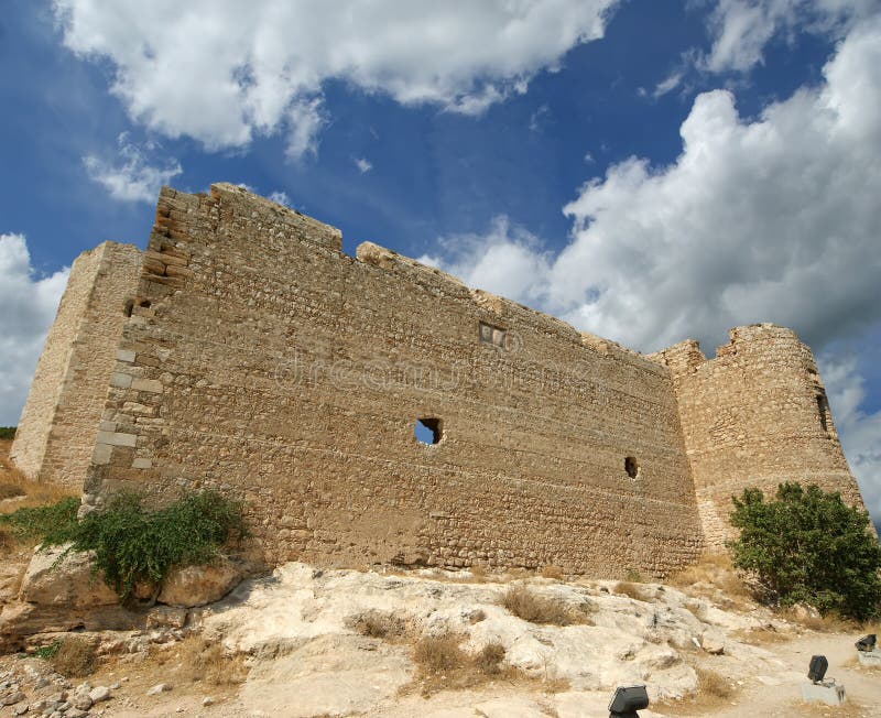 Castillo Medieval De Kritinia En Rhodes Greece, Dodecanese Foto de ...