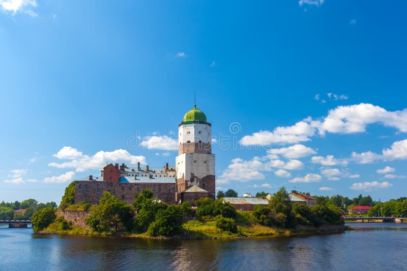 Castillo Medieval De Vyborg, Rusia Imagen de archivo - Imagen de ...