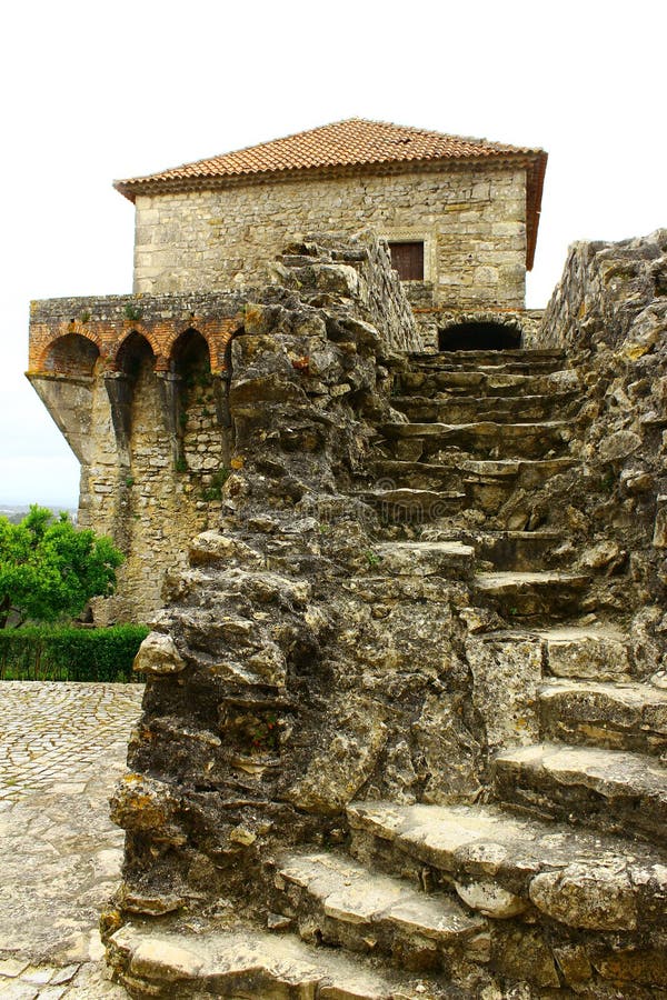 Castillo, Oporto De Mos, Portugal Imagen de archivo - Imagen de puerta ...