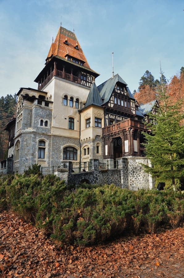 Castillo rumano de Pele?or foto de archivo. Imagen de lugar - 22135790