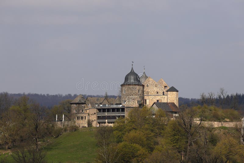 Castillo Sababurg De La Bella Durmiente Foto de archivo - Imagen de ...