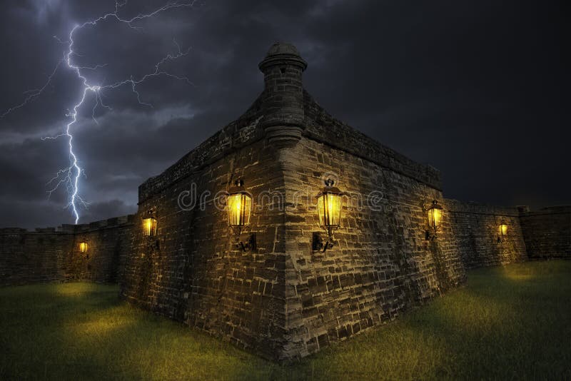 Castillo the San Marcos stock image. Image of castle - 98741379