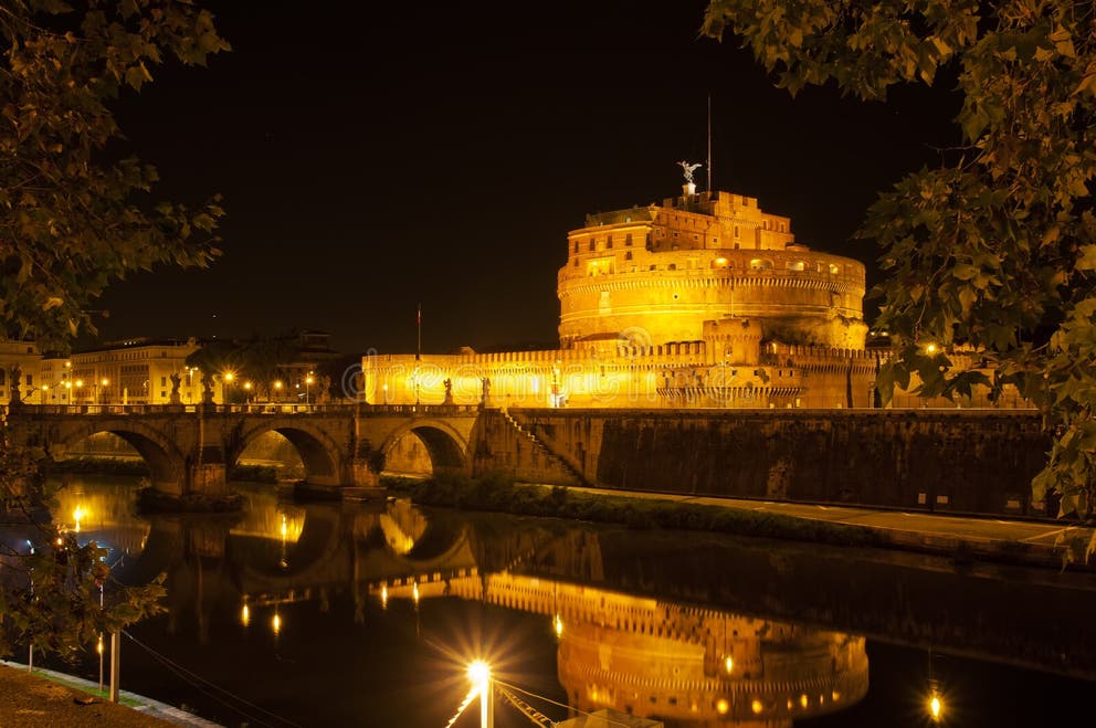 Castillo Sant Ángel En Roma Foto de archivo - Imagen de roma, italia: 27293238