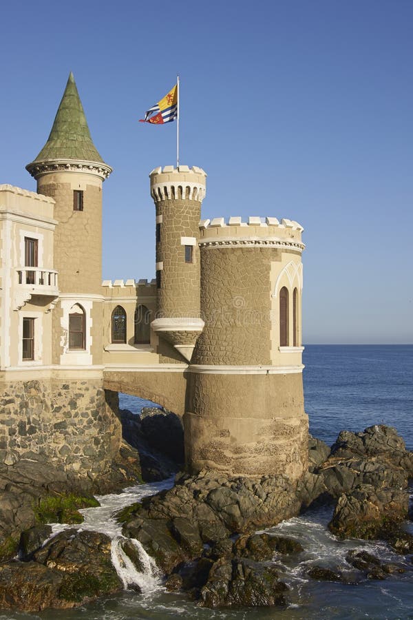 Castillo Wulff En Vina Del Mar, Chile Imagen de archivo - Imagen de ...