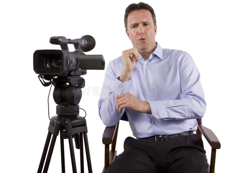 Casting Director stock image. Image of film, crew, entertainment - 40330029