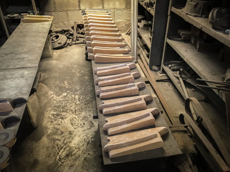 Casting metal in process stock photo. Image of casting - 102522482