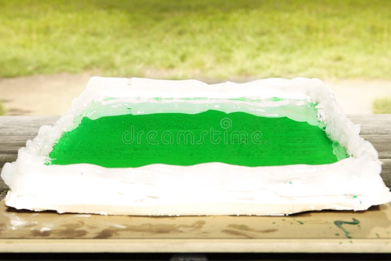 Making Artwork of Tabula Smaragdina To Rubber Form Stock Photo - Image ...