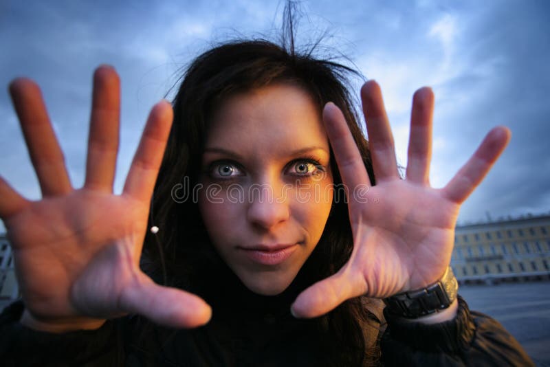 Casting a spell stock image. Image of closeup, gesture - 6761429