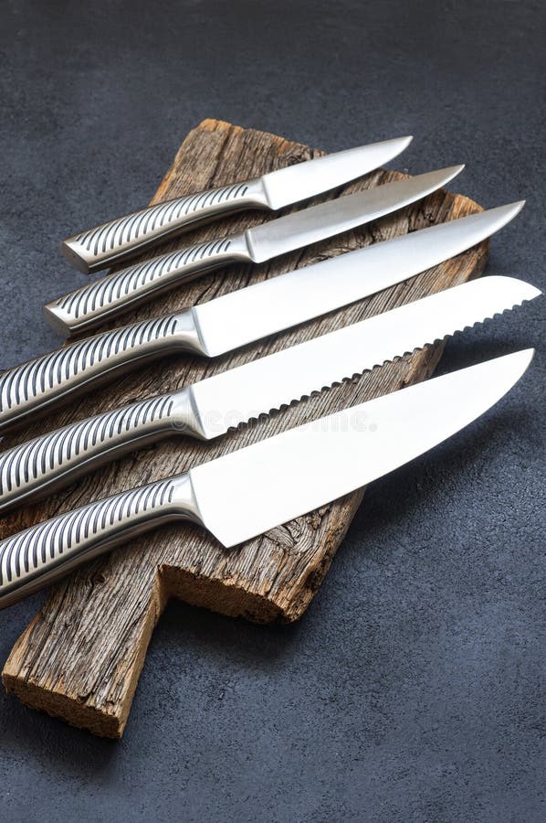 Casting Steel Various Chef Knife, Set of Modern Sharp Kitchen Knives ...