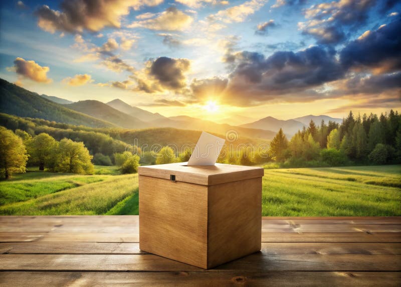 Casting a Vote a Symbol of Hope and a Bright Future for Democratic ...